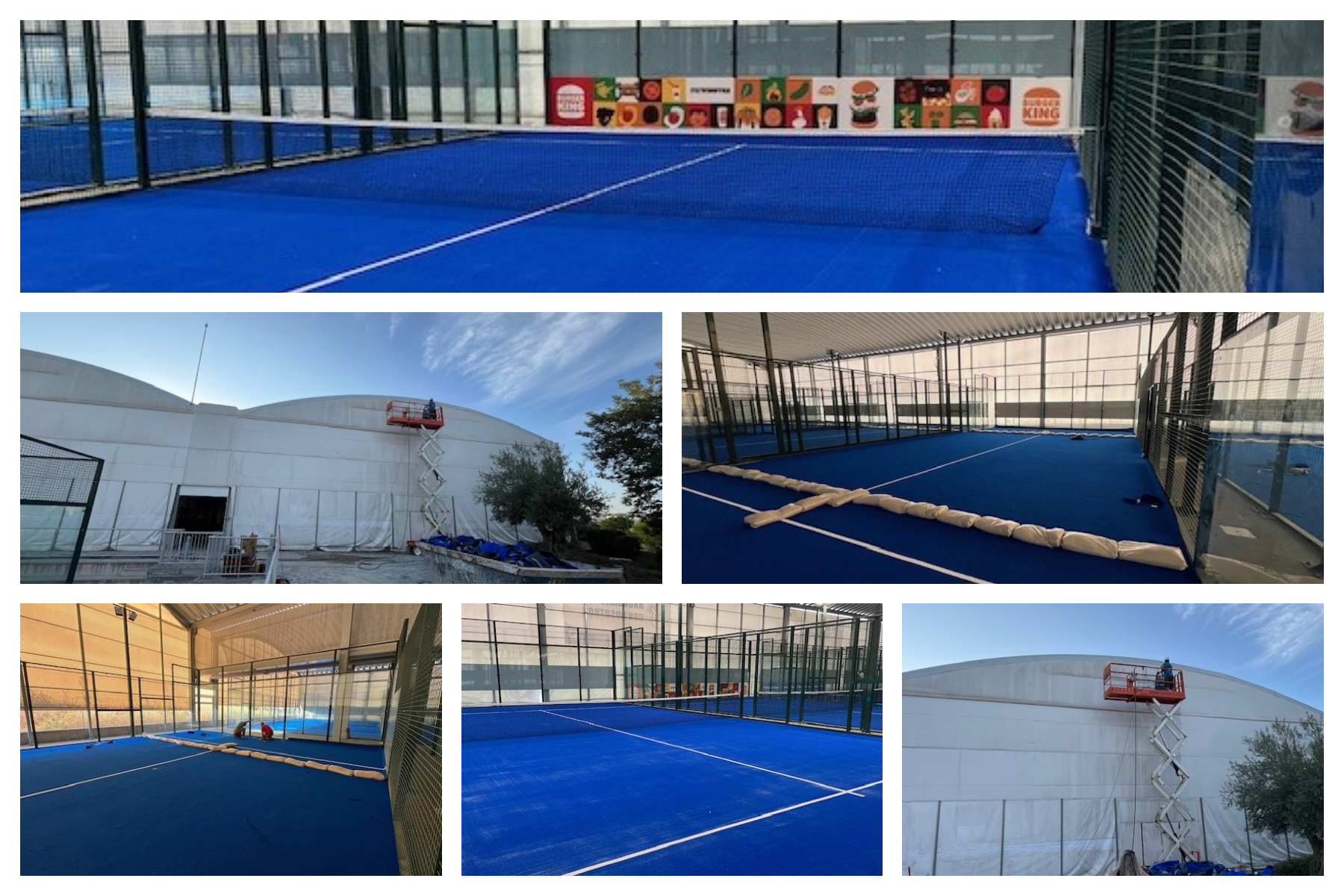 ESTAMOS TRABAJANDO PARA MEJORAR LAS INSTALACIONES DE PÁDEL "LAS ...